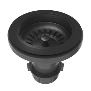 vigo kitchen sink strainer in matte black