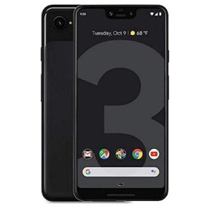 google pixel 3 (64gb, 4gb ram) 5.5", ip68 water resistant, snapdragon 845, gsm/cdma factory unlocked (at&t/t-mobile/verizon/sprint) (just black) renewed