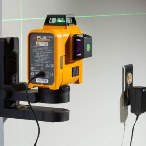 Pacific Laser Systems PLS 3X360G KIT Green line laser level kit w/RBP5, Case, and L-Bracket