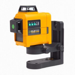 Pacific Laser Systems PLS 3X360G KIT Green line laser level kit w/RBP5, Case, and L-Bracket