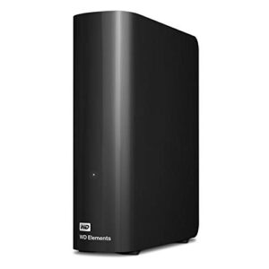 western digital 16tb elements desktop external hard drive, usb 3.0 for plug-and-play storage - western digitalbwlg0160hbk-nesn