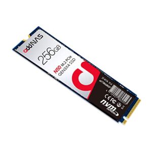 addlink m.2 ssd 256gb n50 up to 2500mb/s pcie gen 3x4 nvme 3d tlc nand read 2,500 mb/s write 2,100mb/s m.2 2280 internal solid state drive