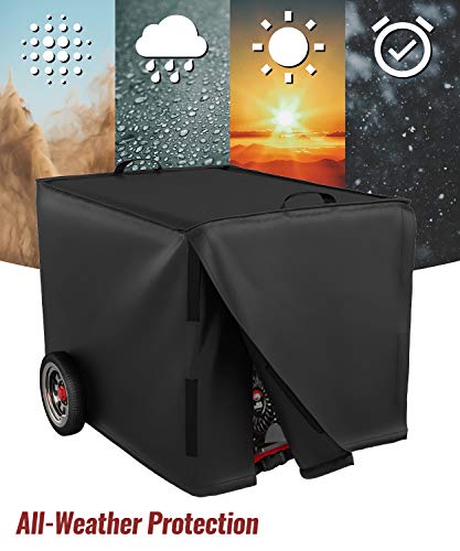 NUPICK 32 inch Generater Cover for Universal Portable Generators 5000-10,000 Watt, Heavy Duty Waterproof and Windproof Generater Cover, 32 x 24 x 24 inch