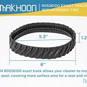 Makhoon R0526100 Track Replacement Compatible with Zodiac MX8, MX6 Pool Cleaner Tire Track R0526100 (4)