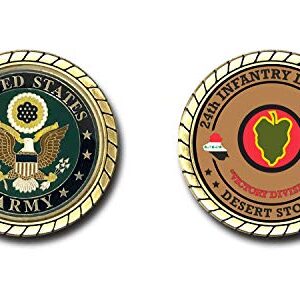 24th Infantry Division Desert Storm Challenge Coin - Officially Licensed