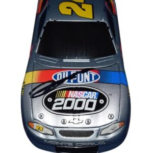 AUTOGRAPHED 2000 Jeff Gordon #24 DuPont Racing SILVER NASCAR 2000 Rare Black Window Bank Signed Action 1/24 Scale NASCAR Diecast Car with COA