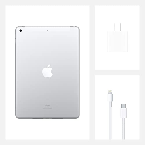 Apple iPad (10.2-inch, Wi-Fi, 32GB) - Silver (Latest Model, 8th Generation) (Renewed)