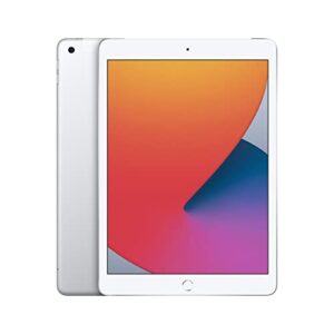 apple ipad (10.2-inch, wi-fi, 32gb) - silver (latest model, 8th generation) (renewed)