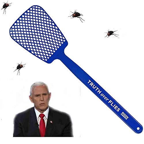 Biden Harris Pence Fly Swatter, Truth Over Flies Biden Harris Fly Swatter - 2020 Presidential Debate, Manual Swat Mosquitoes Home and Kitchen Helper (Swatter) (2pcs)