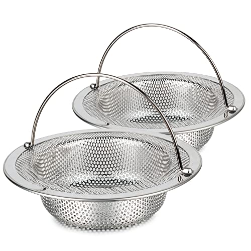 MAEXUS Sink Drain Strainer, Kitchen Sink Strainer, Sink Stopper, Drain Stopper Used to Prevent Clogging of Kitchen Sinks (4.5 Inches in Diameter)