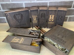 personalizable groomsmen gift box, groomsmen proposal, best man proposal, father of bride gift, cigar gift box, father of groom gift, keepsake box