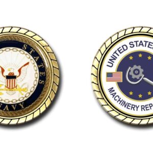 US Navy Machinery Repairman Challenge Coin - Officially Licensed