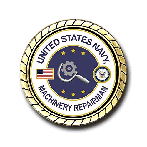 US Navy Machinery Repairman Challenge Coin - Officially Licensed