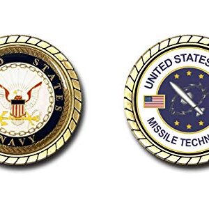 US Navy Missile Technician Challenge Coin - Officially Licensed