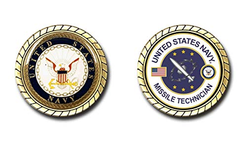 US Navy Missile Technician Challenge Coin - Officially Licensed