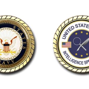 US Navy Intelligence Specialist Challenge Coin - Officially Licensed