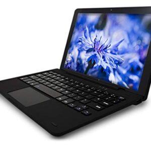 Fusion5 10.1" 2in1 Google Certified Android Laptop Tablet PC - (Powerful Processor, Android 10 Q, 3GB RAM, 32GB Storage, Dual Cameras, HD IPS, Type C, Bluetooth Tablet PC with Docking Keyboard)