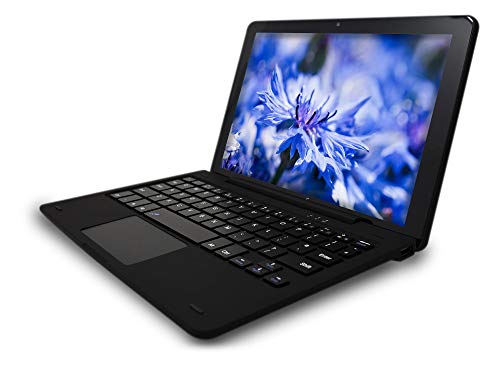 Fusion5 10.1" 2in1 Google Certified Android Laptop Tablet PC - (Powerful Processor, Android 10 Q, 3GB RAM, 32GB Storage, Dual Cameras, HD IPS, Type C, Bluetooth Tablet PC with Docking Keyboard)