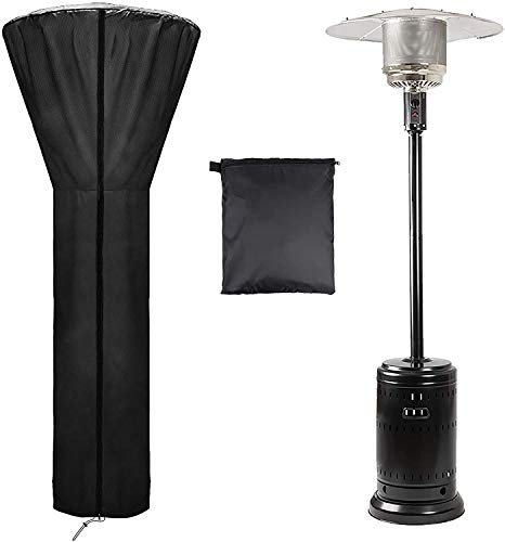 Patio Heater Cover Waterproof Upgraded Oxford Fabric with Zipper and Storage Bag,Standup Outdoor Heater Covers Has Dustproof,UV-Resistant,Wind-Resistant,Features 89'' x 34" x 19" 36 Months of use