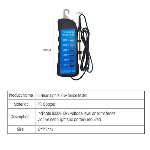 10KV Neon Fence Tester Voltage Meter for Livestock