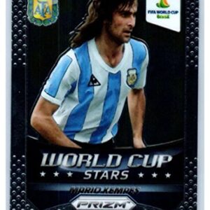 2014 Panini World Cup Prizm World Cup Stars #43 Mario Kempes Argentina Soccer Card