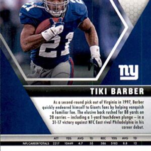 2020 Panini Mosaic #153 Tiki Barber New York Giants NFL Football Trading Card