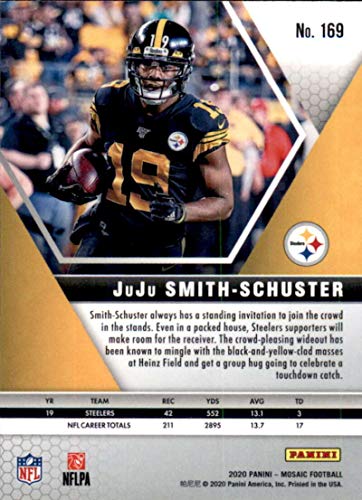 2020 Panini Mosaic #169 JuJu Smith-Schuster Pittsburgh Steelers NFL Football Trading Card