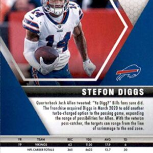 2020 Panini Mosaic #34 Stefon Diggs Buffalo Bills NFL Football Trading Card