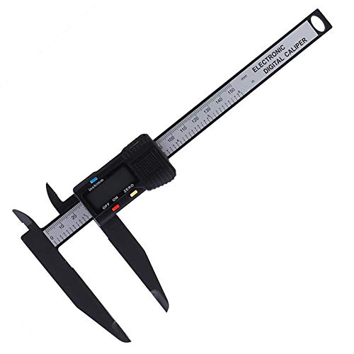 Digital Caliper, Digital Ruler Electronic Caliper, Practical Ruler Farms for Carpentry (150MM Long Jaw Carbon Caliper)