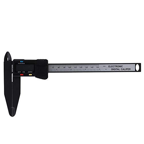 Digital Caliper, Digital Ruler Electronic Caliper, Practical Ruler Farms for Carpentry (150MM Long Jaw Carbon Caliper)