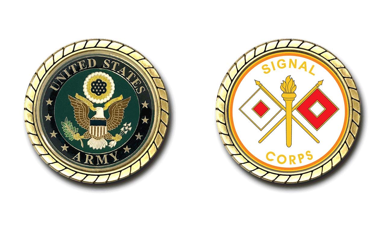 US Army Signal Corps Challenge Coin