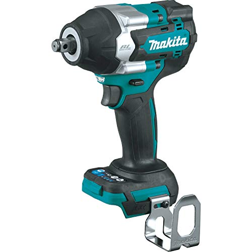 Makita XWT17Z 18V LXT® Lithium-Ion Brushless Cordless 4-Speed Mid-Torque 1/2" Sq. Drive Impact Wrench w/Friction Ring Anvil, Tool Only