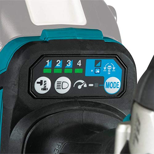 Makita XWT17Z 18V LXT® Lithium-Ion Brushless Cordless 4-Speed Mid-Torque 1/2" Sq. Drive Impact Wrench w/Friction Ring Anvil, Tool Only