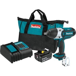 makita xwt04s1 18v lxt® lithium-ion cordless 1/2" sq. drive impact wrench kit (3.0ah)