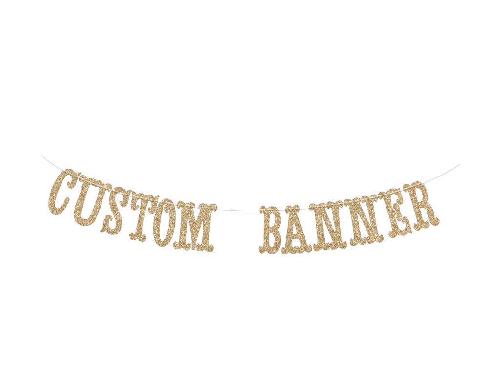 Personalized Custom Banner for any Occasion Graduation Fall Halloween First 1st 15th 16th 30th 40th 50th Birthday Anniversary Baby Shower Welcome Home Wedding Nash Bash Name Bachelorette