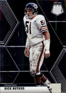 2020 panini mosaic football #42 dick butkus chicago bears official nfl trading card from panini america in raw (nm or better) condition