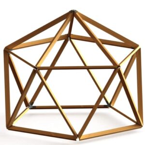 thunder-domes 1v geodesic dome hub diy kit - sheet metal connectors