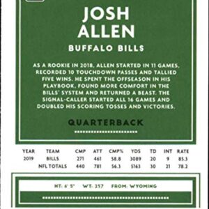 Panini America 2020 Donruss #40 Josh Allen Buffalo Bills NFL Football Trading Card