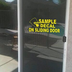 DAY SLEEPER DO NOT DISTURB #1 - PICK COLOR & SIZE - Front Door Window Decal Sticker A