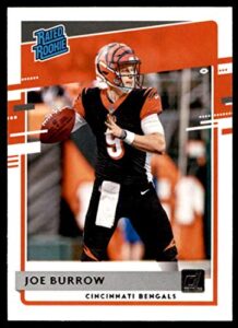 football nfl 2020 donruss #301 joe burrow rc bengals