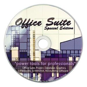 office studio special edition on cd for home student and business, compatible with microsoft office word excel powerpoint for windows 10 8 7