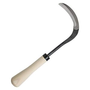 wazakura bonsai repotting sickle made in japan, japanese gardening tool for transplant - 3inch(75mm) blade