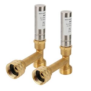 solimeta water hammer arrestor 3/4"ght thread, water hammer arrestor washing machine, toilet water hammer arrestor, air hammer arrestor, 2 pcs