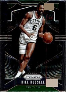 2019-20 panini prizm #21 bill russell boston celtics basketball card