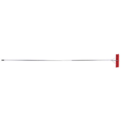 Extreme Max 5600.3262 Poly Roof Rake with 23" Blade,Red