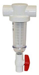 merrill mfg 1" 100 mesh pvc spin down sediment t-style water filter