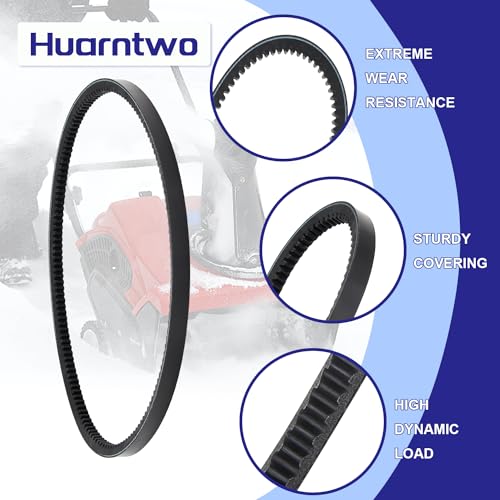 Huarntwo 2PCS 954-04050 754-04050 Snow Thrower Auger Drive Belt for MTD(1/2" x 35")