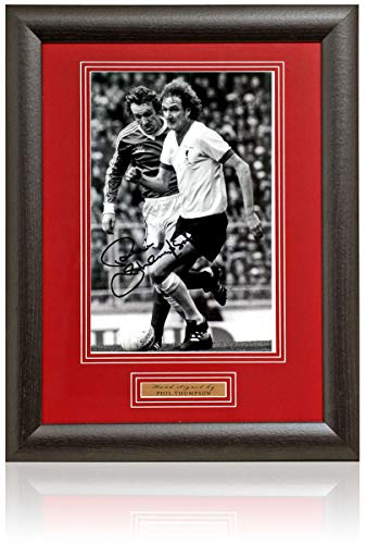 Phil Thompson Hand Signed Liverpool FC Framed 12x8'' Photograph AFTAL COA