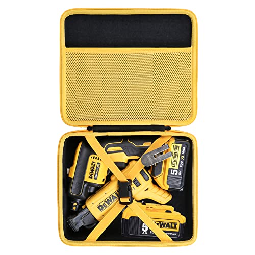 Khanka Hard Carrying Case Replacement for Dewalt 20V MAX XR Drywall Screw Gun (DCF620B/DCF630B), Drywall Screw Gun Collated Attachment (DCF6202), Case Only