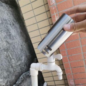 Faucet Lock, Outdoor Faucet Lock System for 2" Handle with Combination Lock to Prevent Water Theft, Prevent Unauthorized Water Use and Vandalism